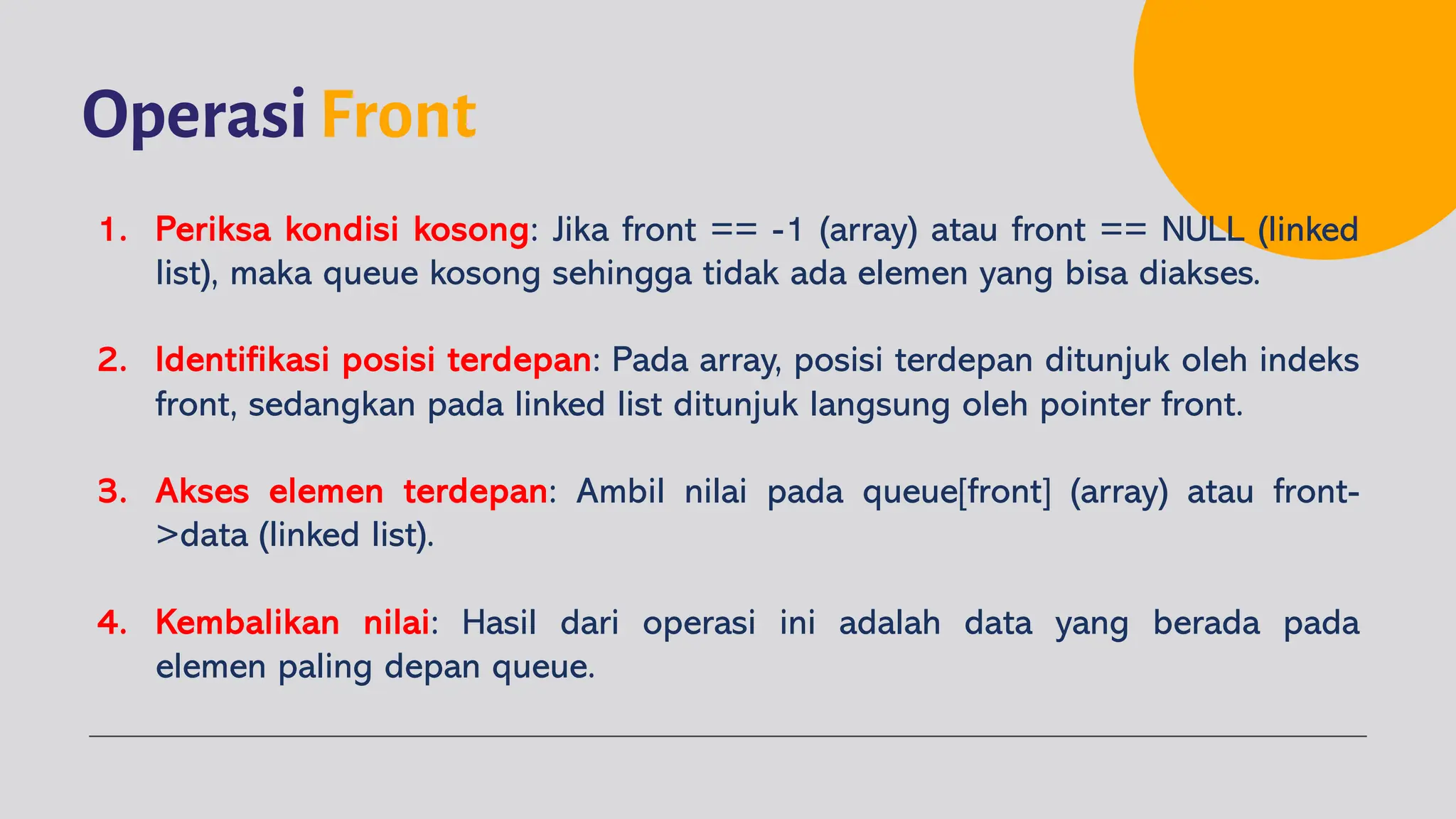 Struktur Data - 8 Circular & Double-Ended Queue | PDF