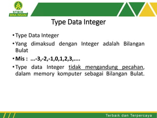 Pertemuan 1 Data dan Struktur Data | PDF