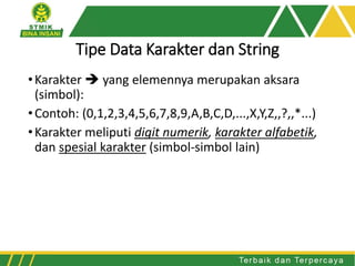 Pertemuan 1 Data dan Struktur Data | PDF