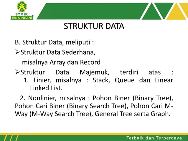 Pertemuan 1 Data dan Struktur Data | PDF