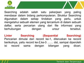 Pertemuan 12 Struktur Searching | PDF