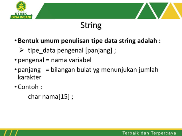 Pertemuan 2 Struktur Pada Data | PDF