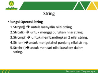 Pertemuan 2 Struktur Pada Data | PDF