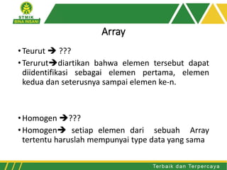 Pertemuan 2 Struktur Pada Data | PDF