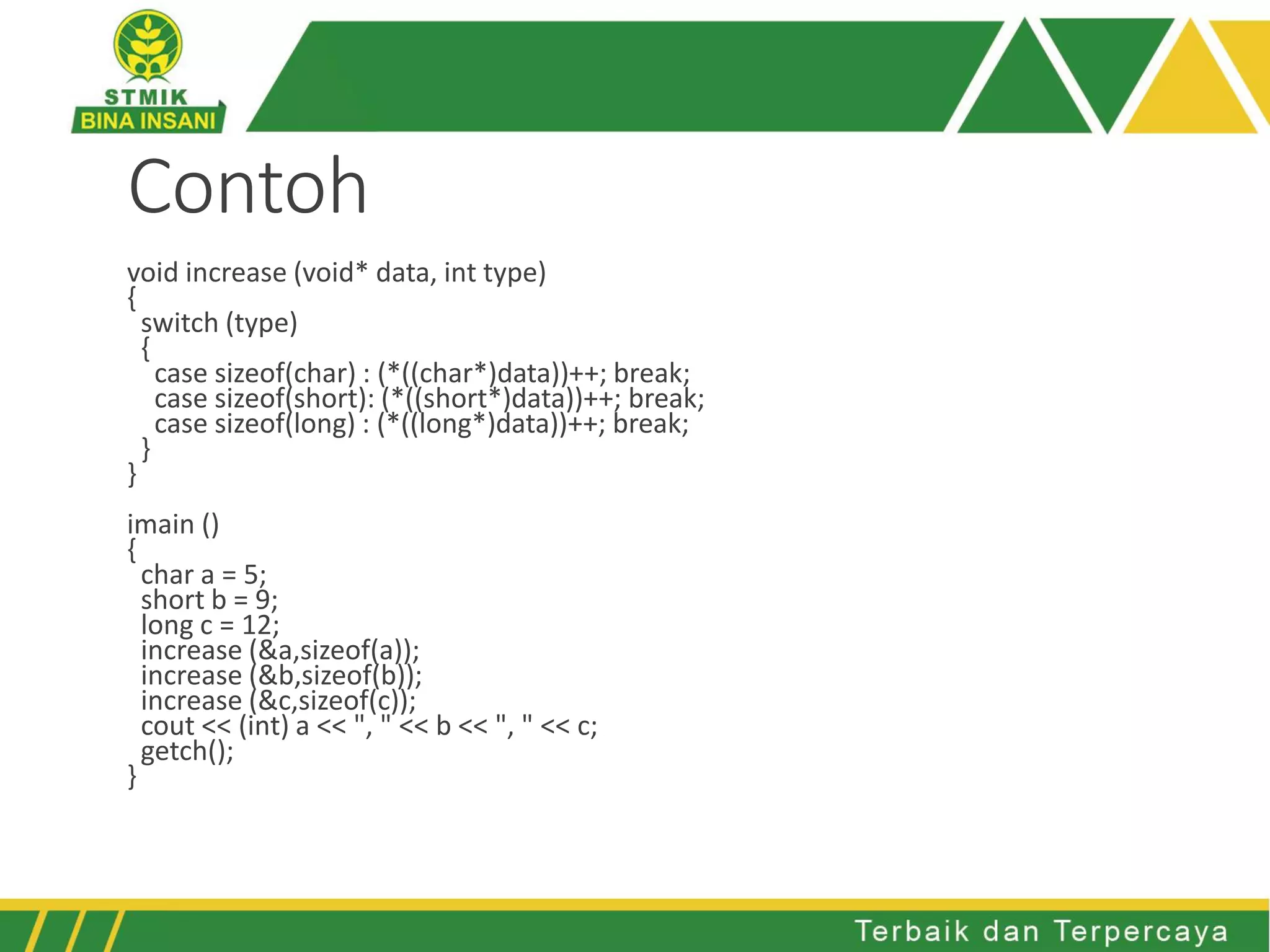 Pertemuan 4 Pointer Pada C++ | PDF