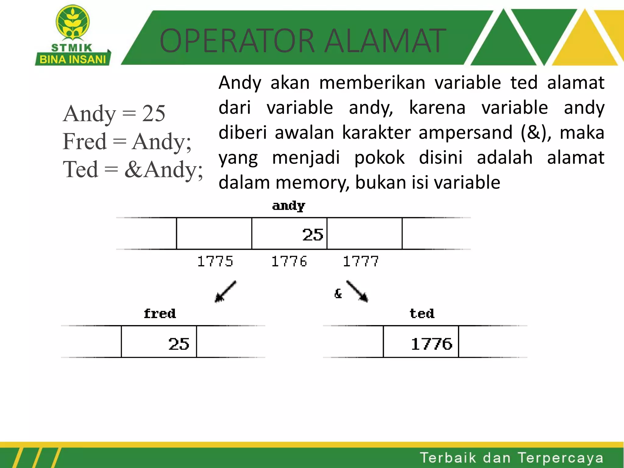 Pertemuan 4 Pointer Pada C++ | PDF
