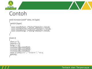 Pertemuan 4 Pointer Pada C++ | PPT