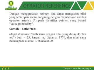 Pertemuan 4 Pointer Pada C++ | PDF