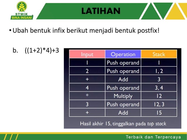 Pertemuan 5 Stack atau Tumpukan | PDF