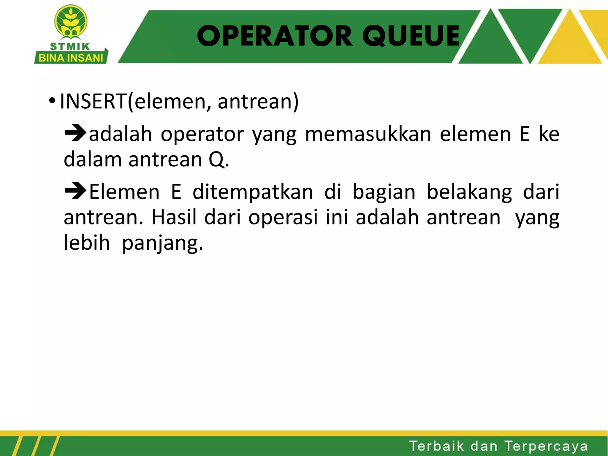 Pertemuan 6 Queuee atau Antrian | PDF