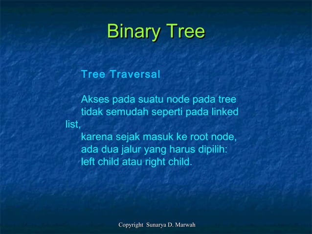 Struktur data 04 (binary tree) | PPT