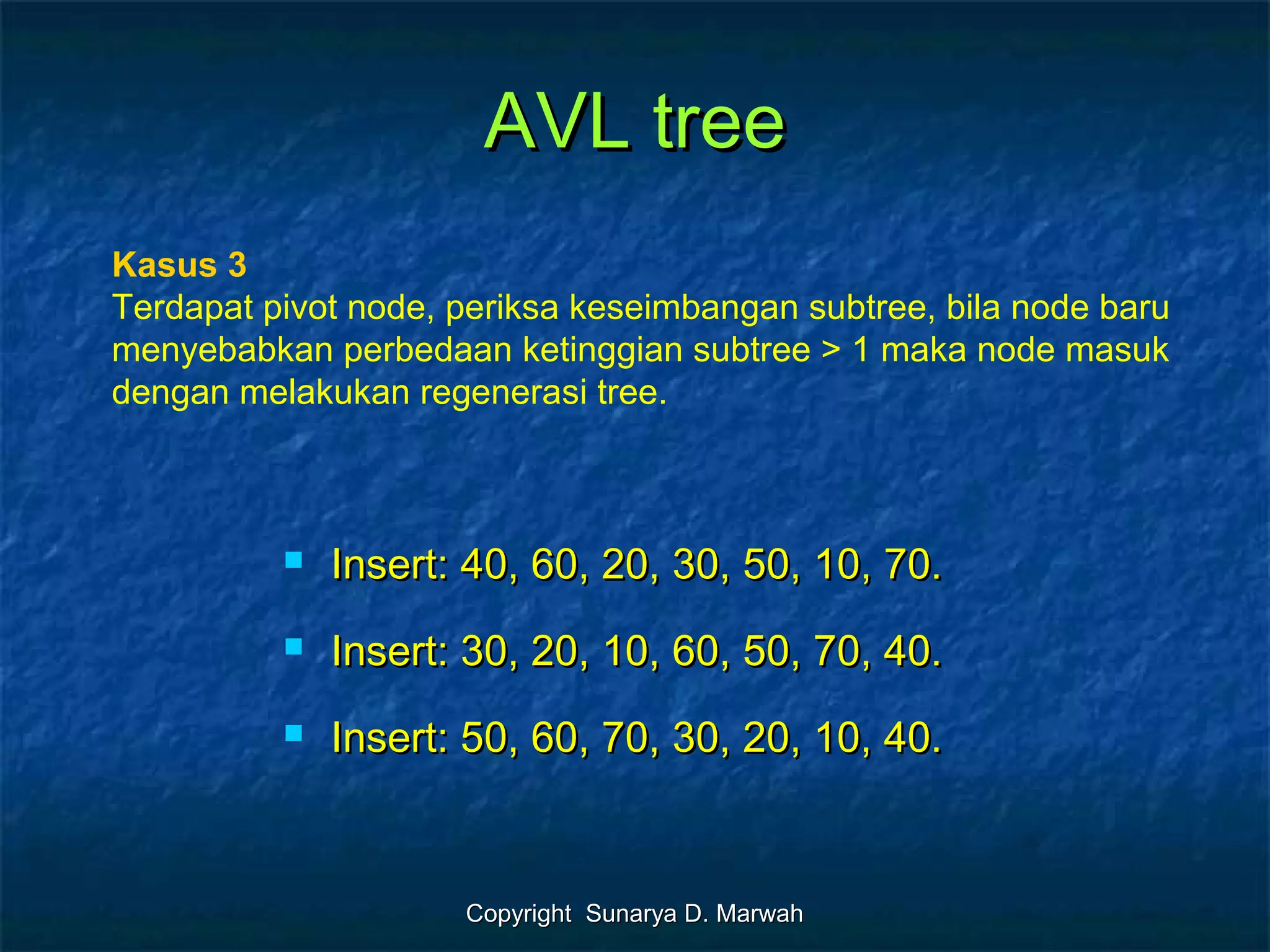 Struktur data 05 (bs avl tree) | PPT
