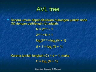 Struktur data 05 (bs avl tree) | PPT