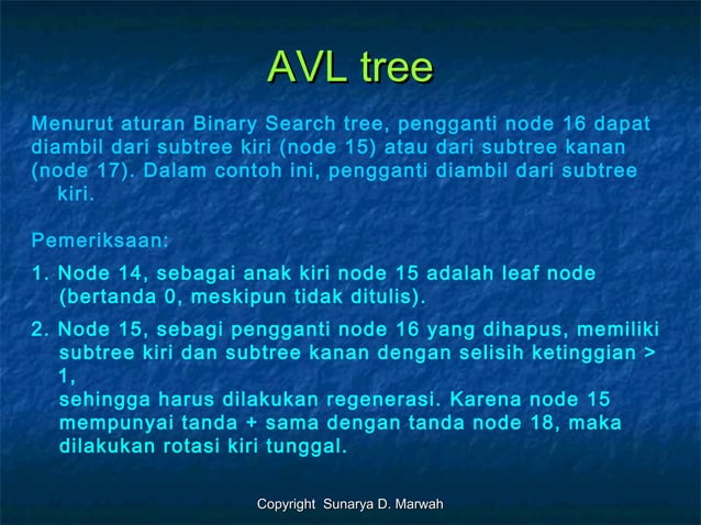 Struktur data 05 (bs avl tree) | PPT