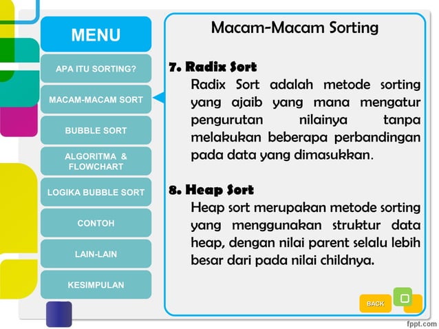 Struktur data (bubble sort) | PPT