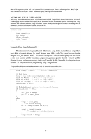 teori Struktur data full | PDF
