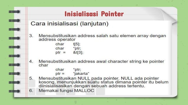 Struktur Data Pert 2 Array Dan Pointer Ppt