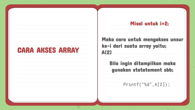Struktur Data Pert 2 Array Dan Pointer Ppt Free Download