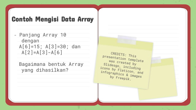 Struktur data pert 2 array dan pointer | PPT