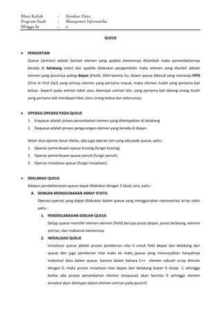 Struktur data pertemuan 11 | PDF