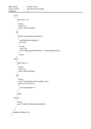 Struktur data pertemuan 11 | PDF