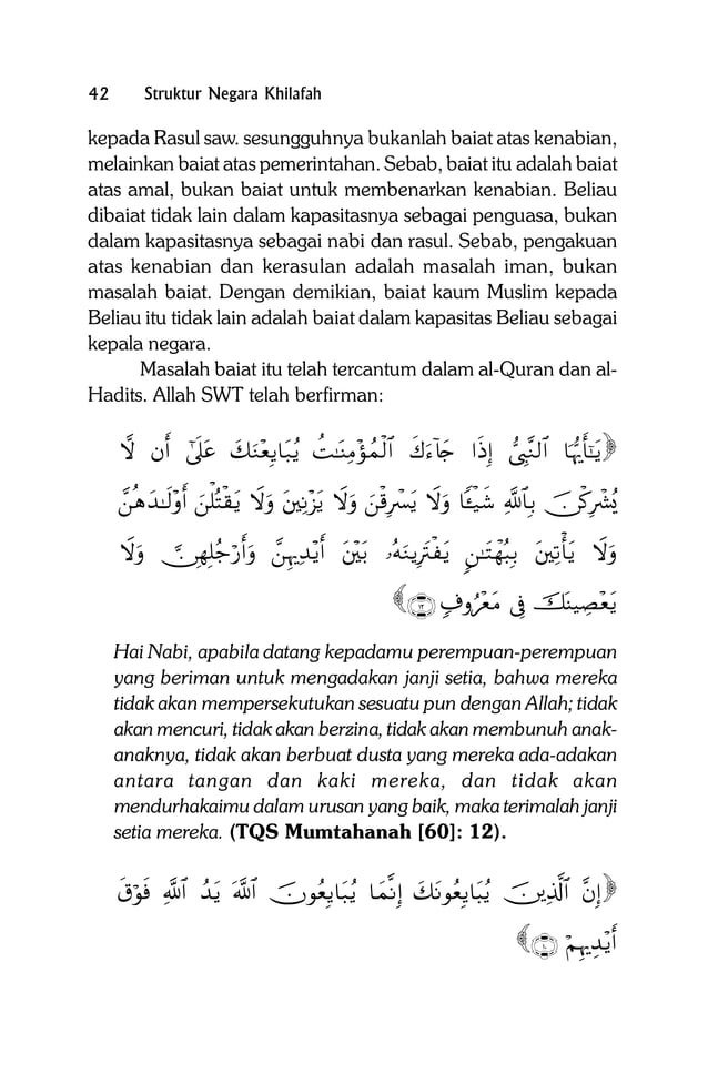 Struktur Daulah Khilafah | PDF