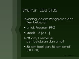 Struktur edu3105 | PPT