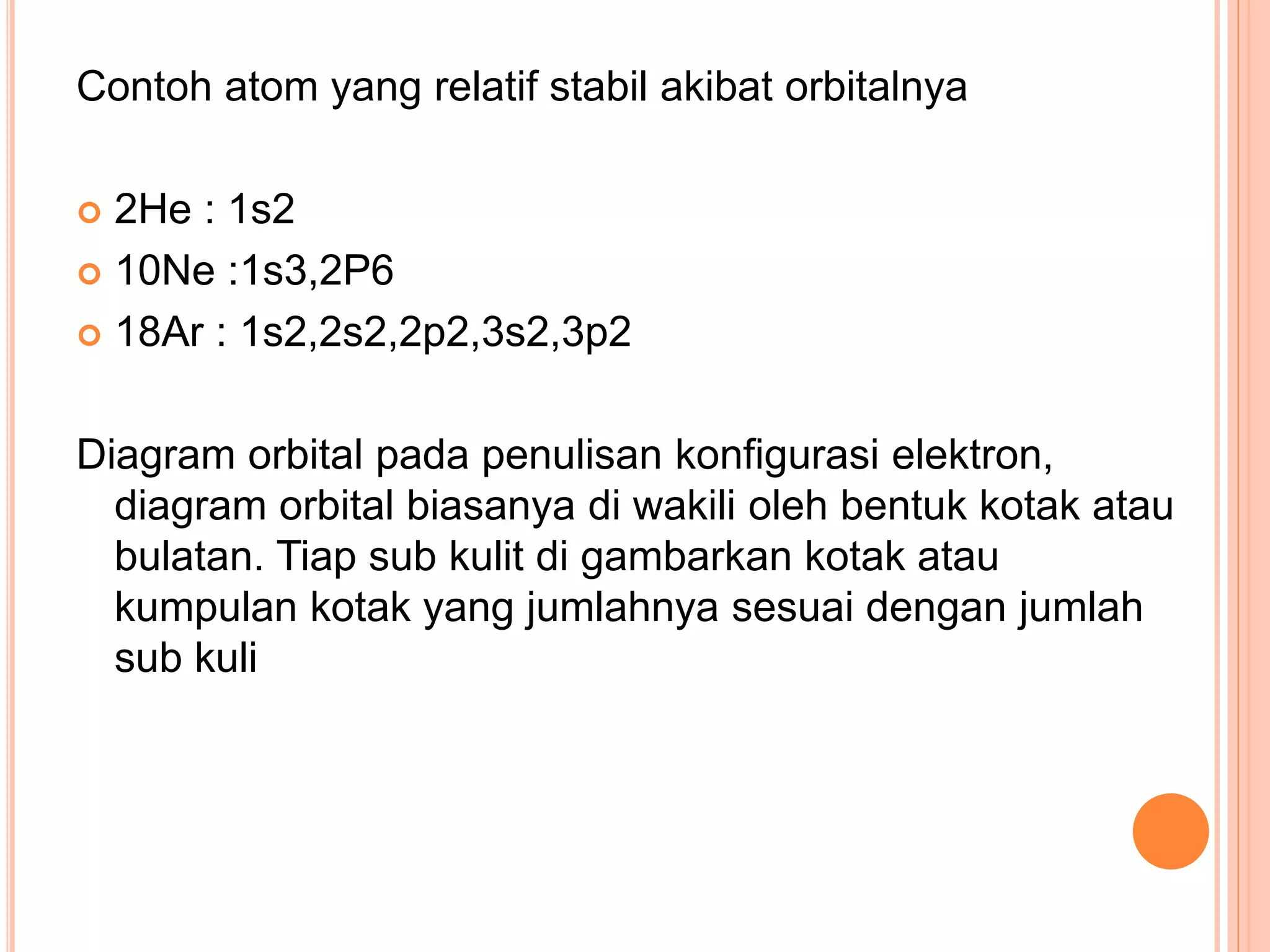 Struktur elektron atom polielektron | PPTX