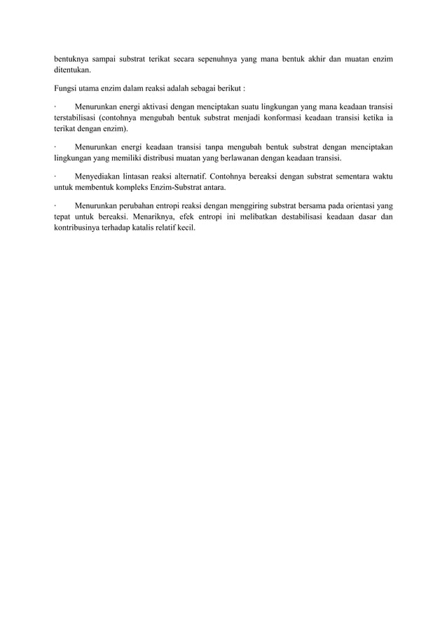 Struktur enzim | PDF