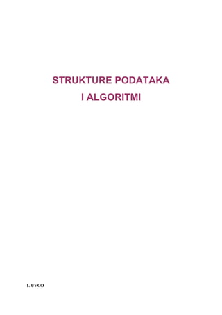 Strukture podataka i algoritmi | DOC