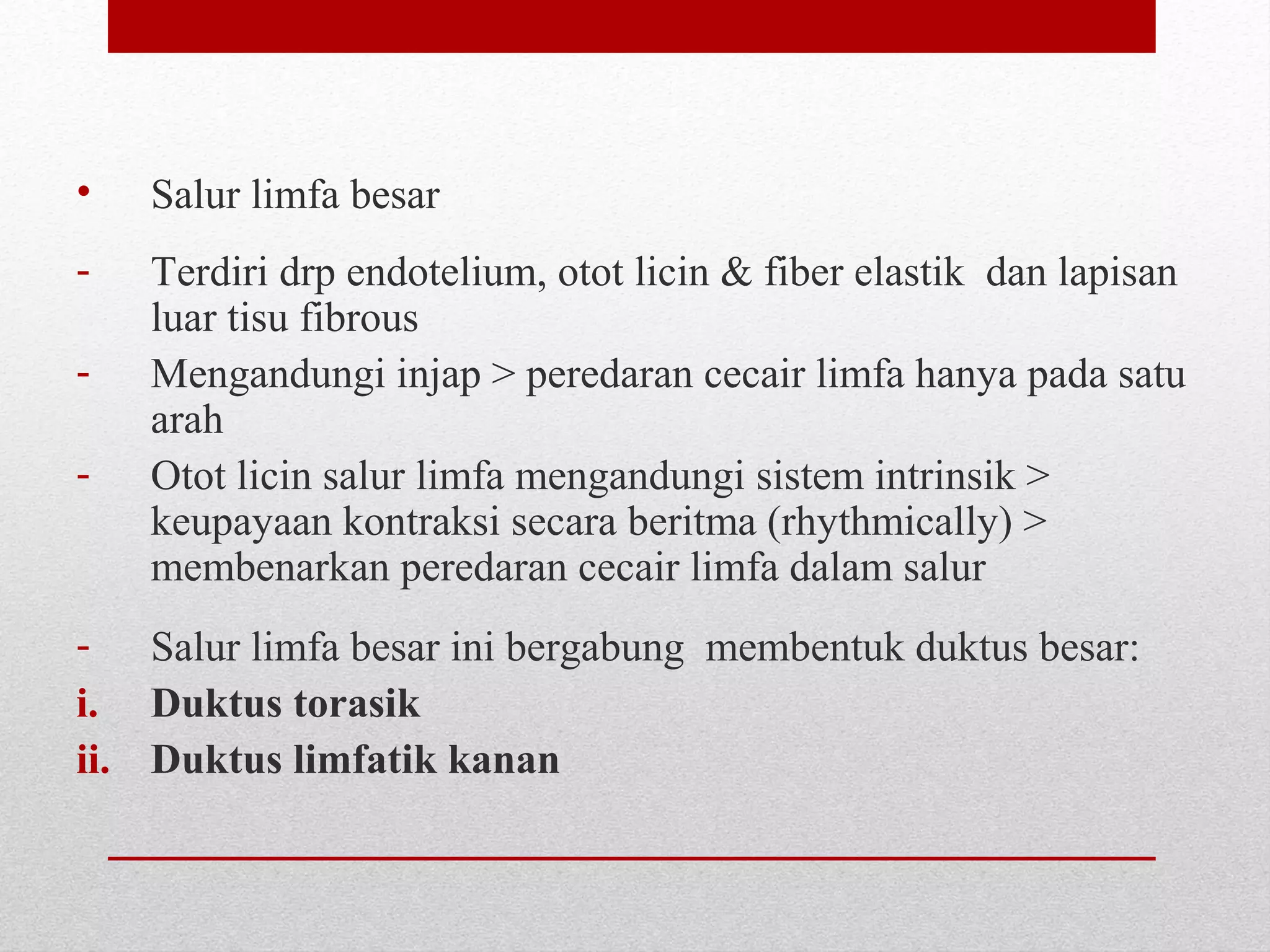 STRUKTUR & FUNGSI - SISTEM LIMFATIKA | PPT