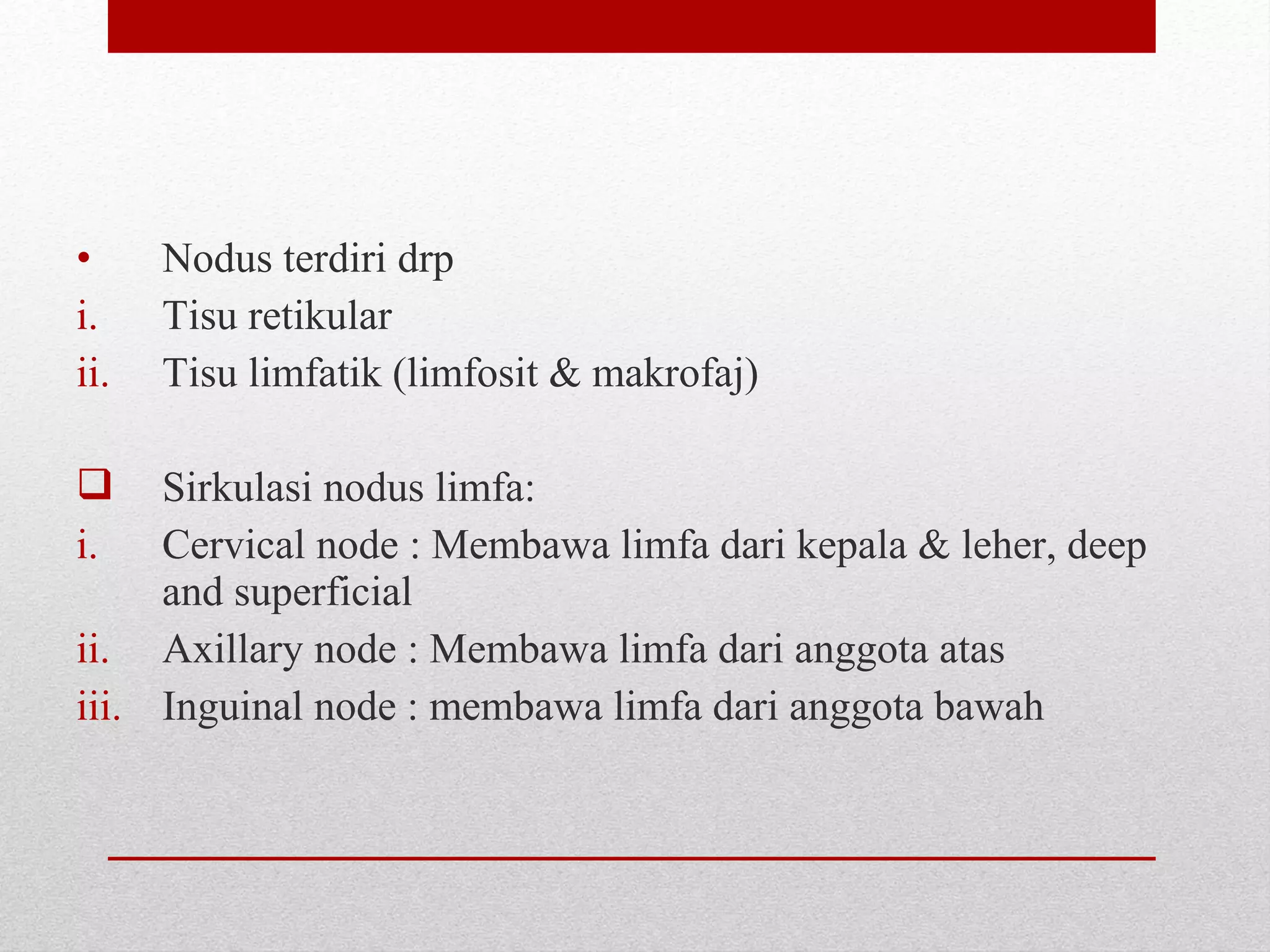 STRUKTUR & FUNGSI - SISTEM LIMFATIKA | PPT