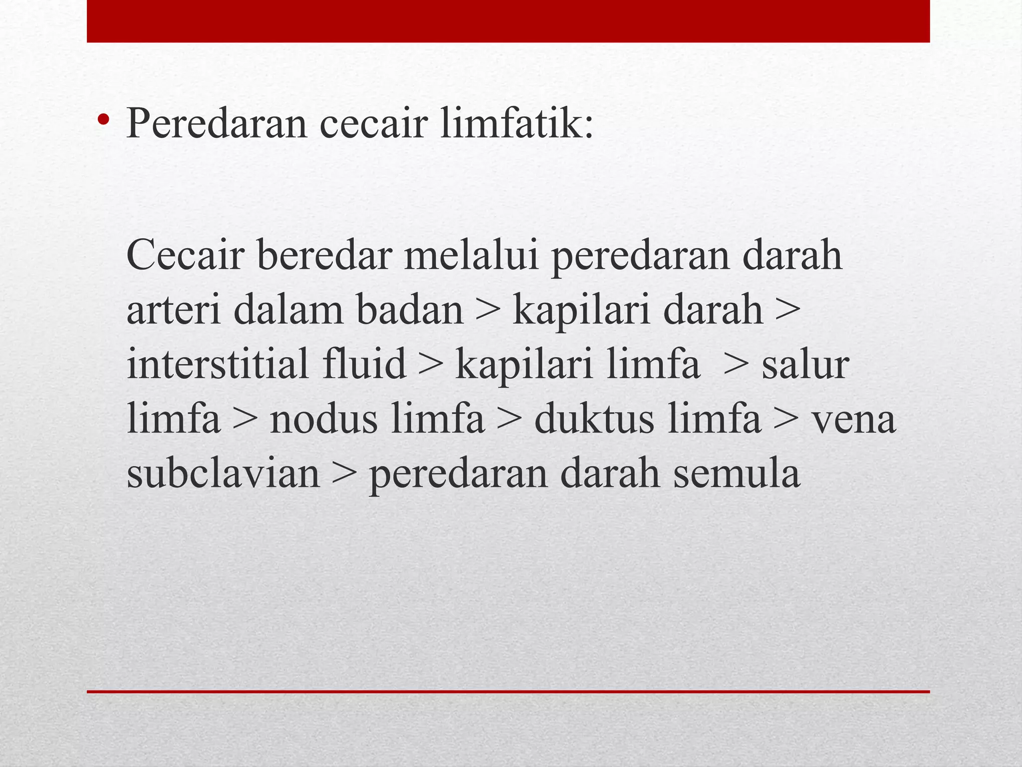 STRUKTUR & FUNGSI - SISTEM LIMFATIKA | PPT