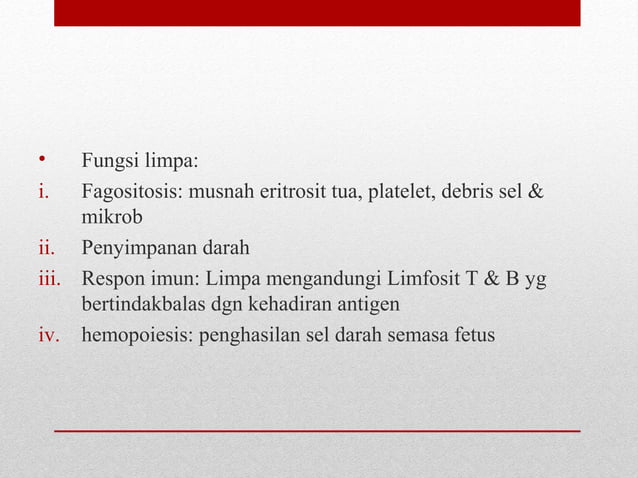STRUKTUR & FUNGSI - SISTEM LIMFATIKA | PPT