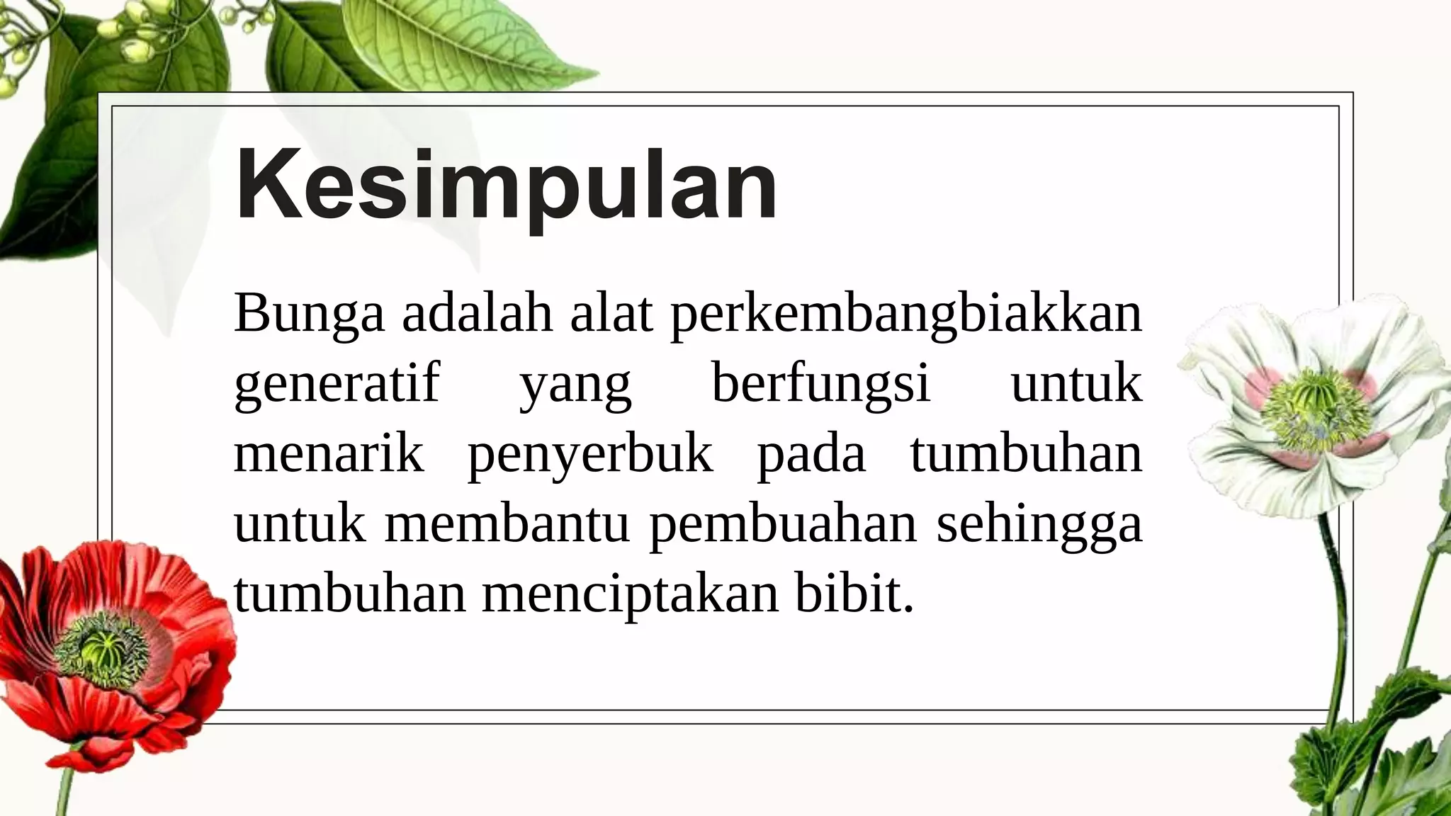 Struktur Dan Fungsi Bunga | PPTX