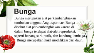 Struktur Dan Fungsi Bunga | PPTX
