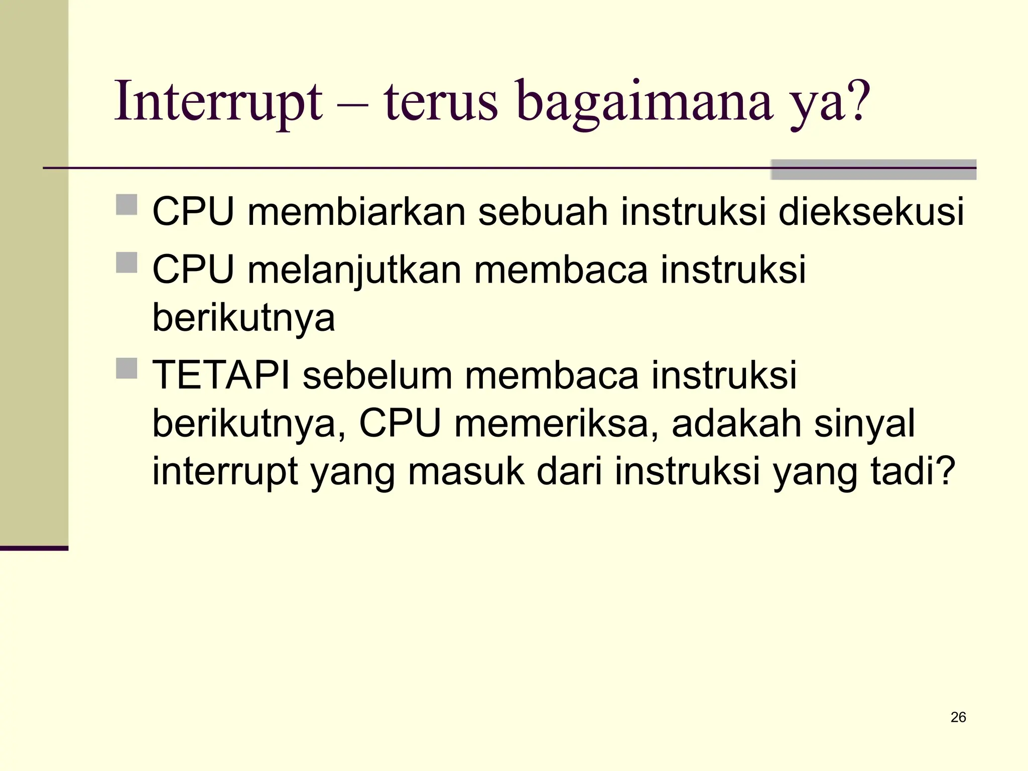 Modul Struktur Fungsi CPU Pada Prodi Ilmu Komputer | PPT