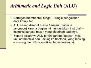 Modul Struktur Fungsi CPU Pada Prodi Ilmu Komputer | PPT