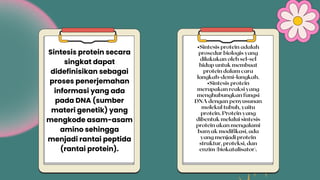 Struktur, Fungsi dan Sintesis Protein Sel_BOLOGI SEL_3J.pdf