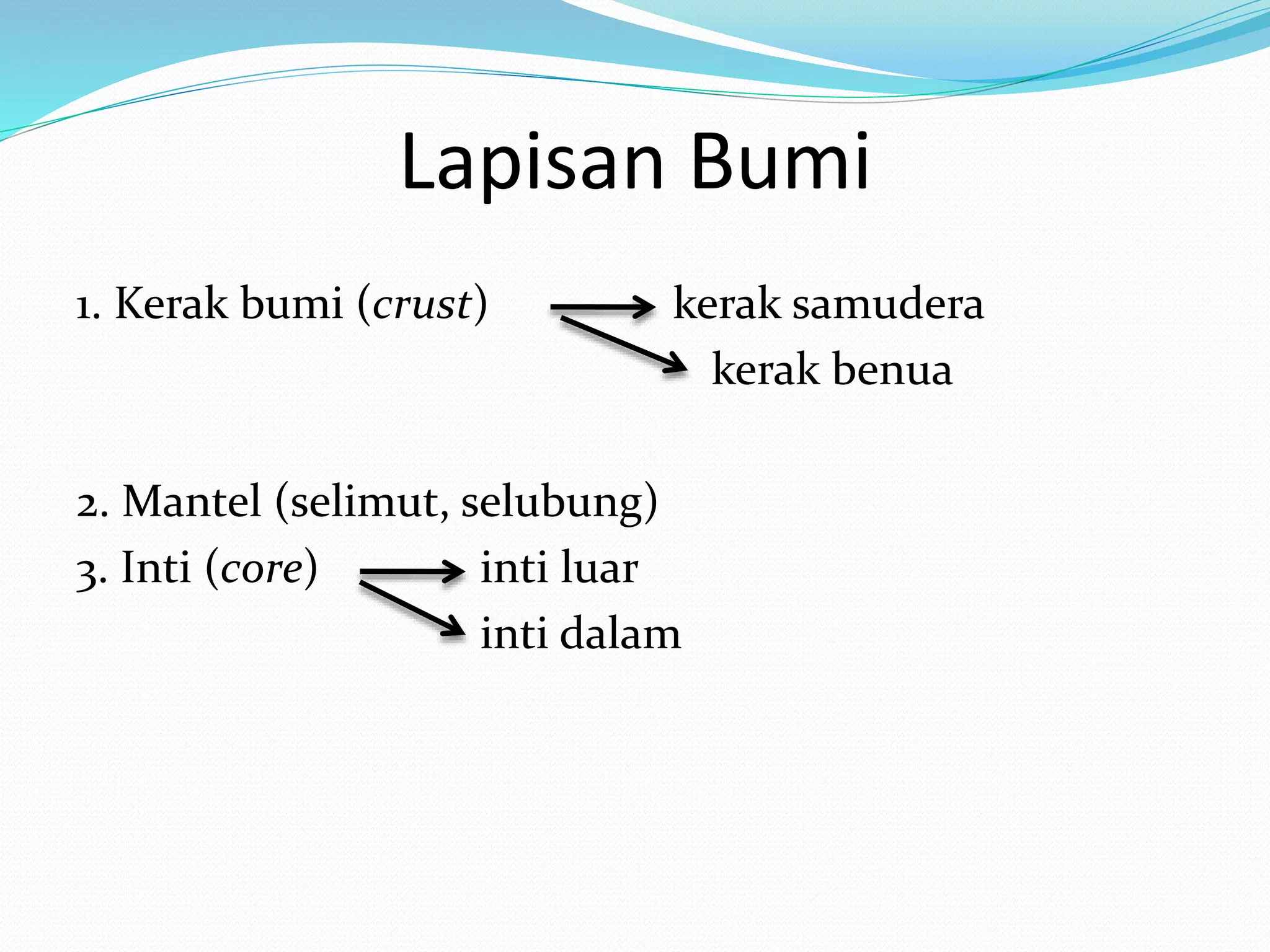 Struktur lapisan bumi | PPTX