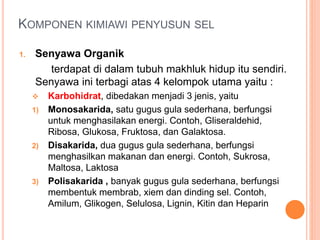 Struktur dan Fungsi organel sel | PPT