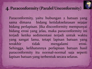 Struktur Geology Unconformity | PPTX