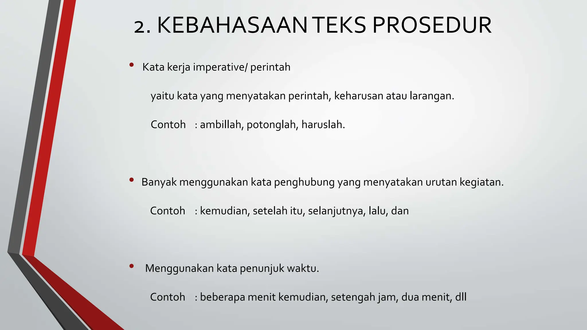 Struktur dan Kaidah Kebahasaan Teks Prosedur | PPTX