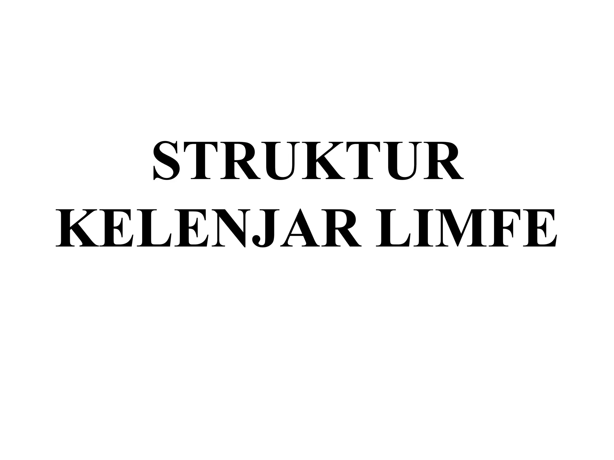 Struktur kelenjar limfe | PPTX
