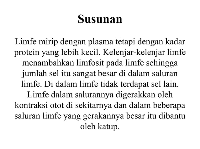 Struktur kelenjar limfe | PPTX