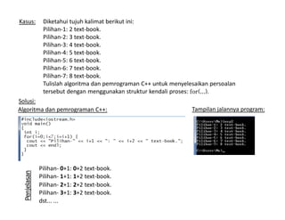 Struktur Kendali Proses-alpro-I_sns | PPT