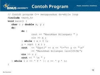 Struktur Kendali Pengulangan-T045414618-Pert-06.ppt