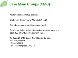 Struktur kode ina cbgs | PPTX