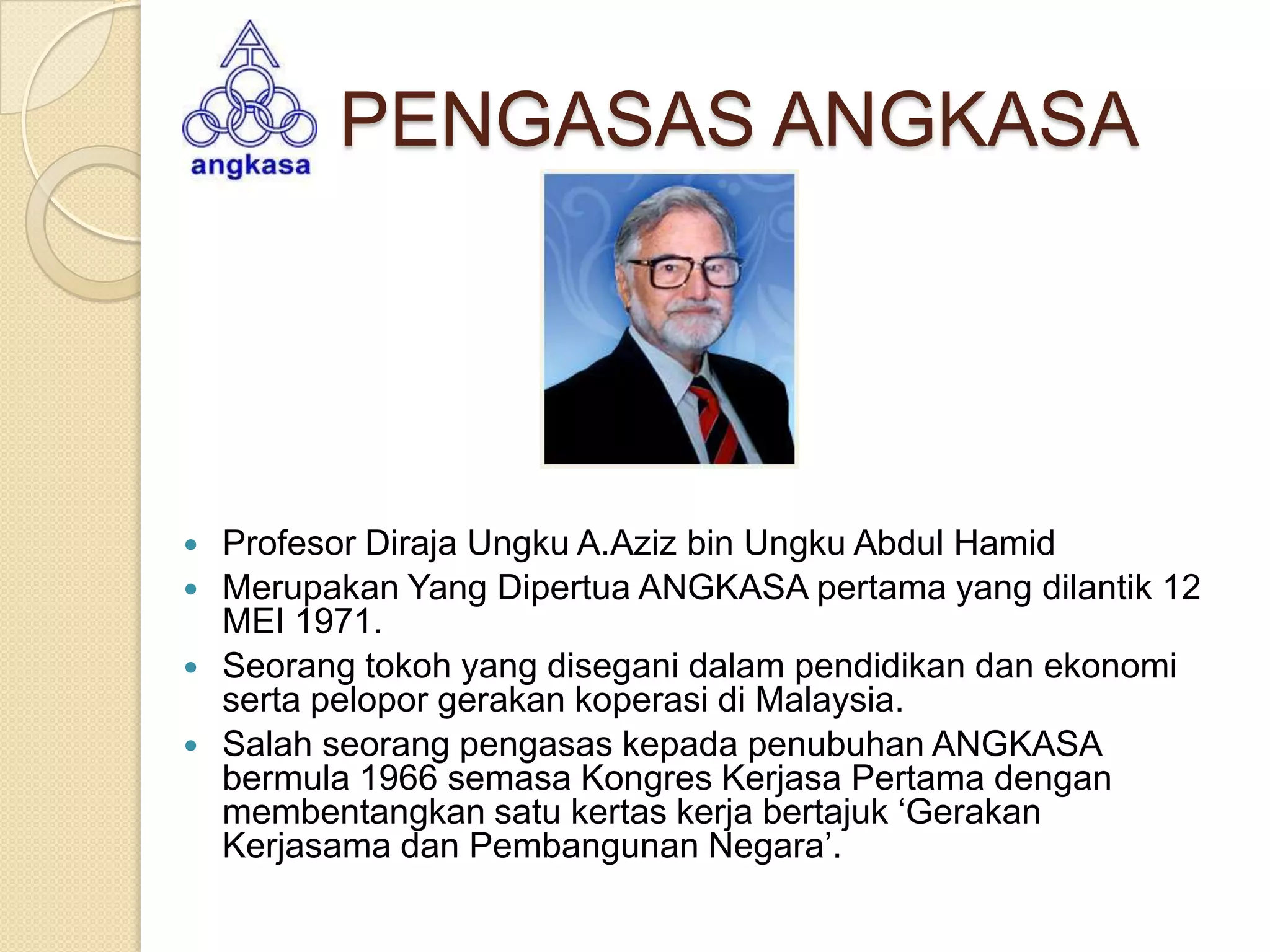 peranan Angkasa sebagai organisasi APEX | PPTX
