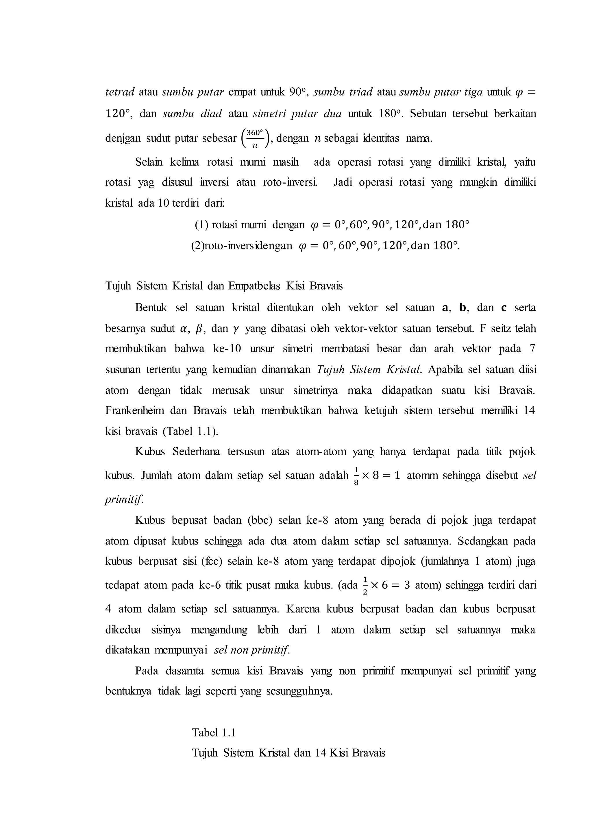 Struktur kristal | DOCX